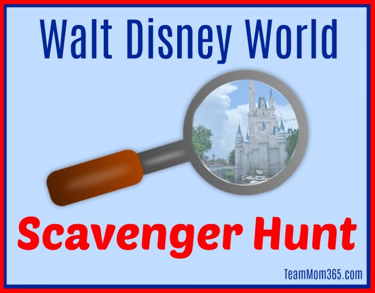 Walt Disney World Scavenger Hunts - Team Mom 365