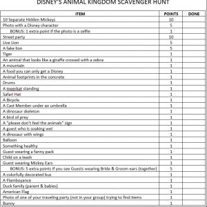 Walt Disney World Scavenger Hunts - Team Mom 365