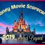 2019 Disney Movie Scorecard - Team Mom 365